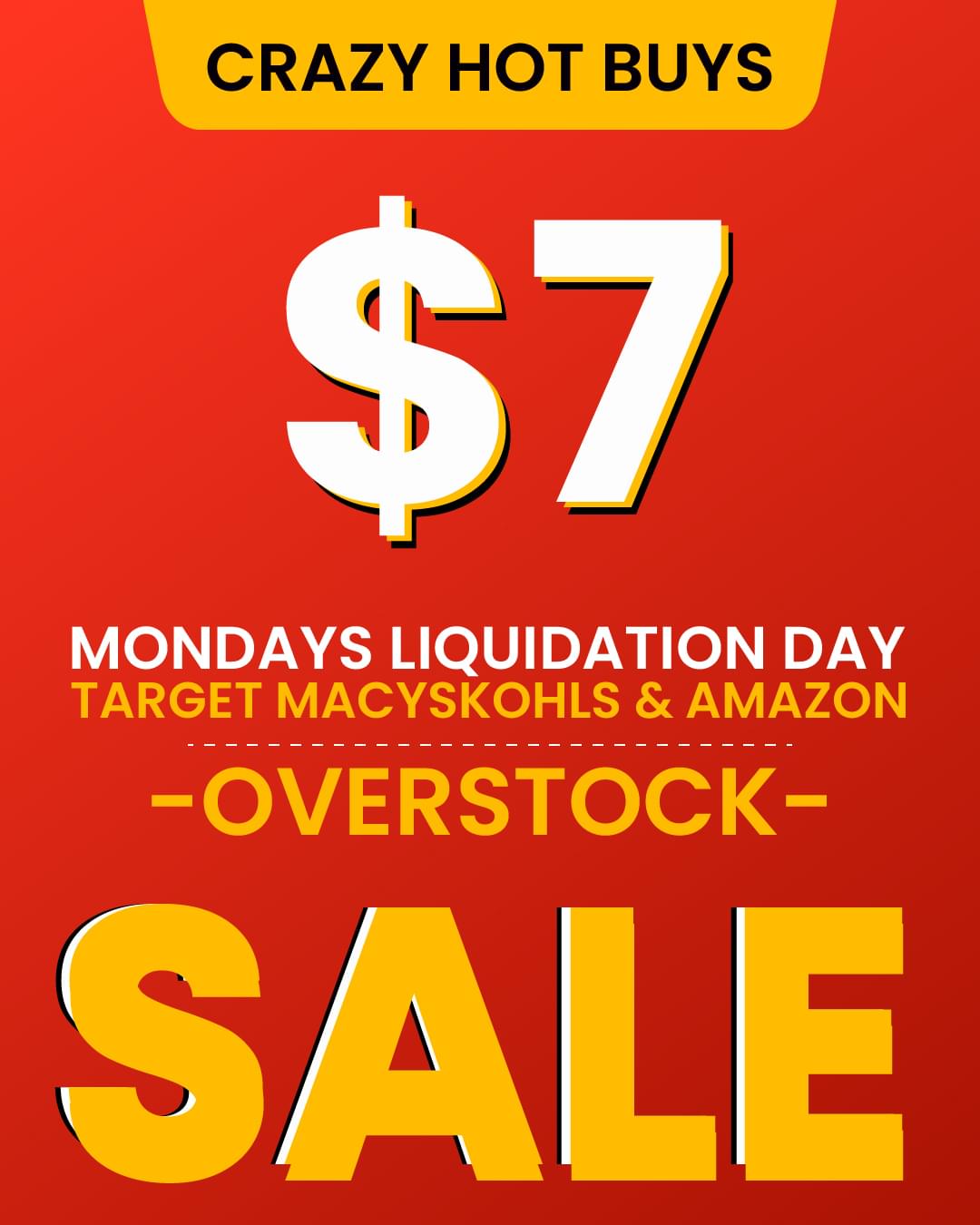 Houstons Best Daily Deals Crazy Hot Buys In Store Only | - Crazy Hot Buys